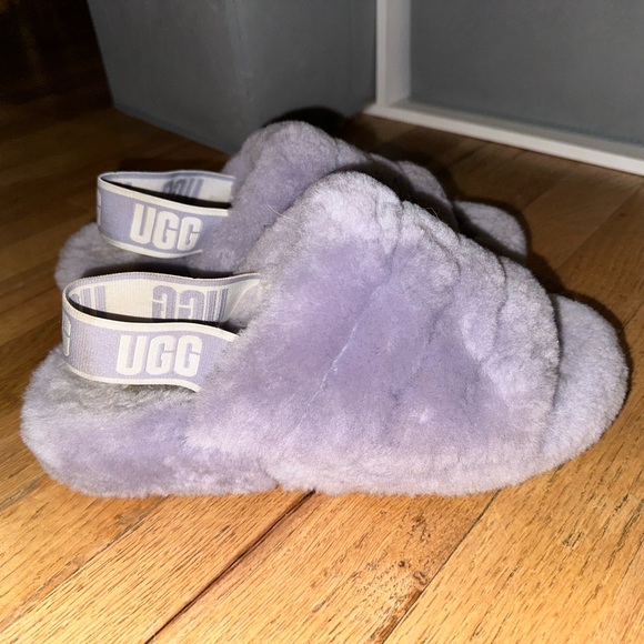 UGG | Shoes | Ugg Fluffy Slide Slippers | Poshmark